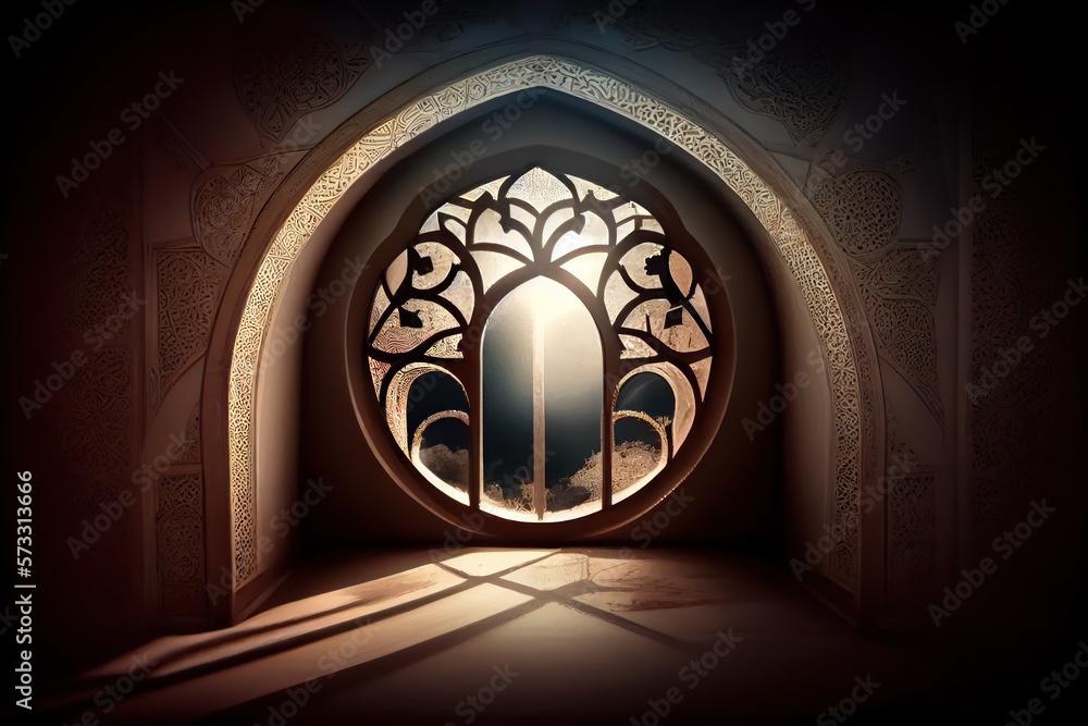 Beautiful Islamic Background. Created with Generative AI Technology ...