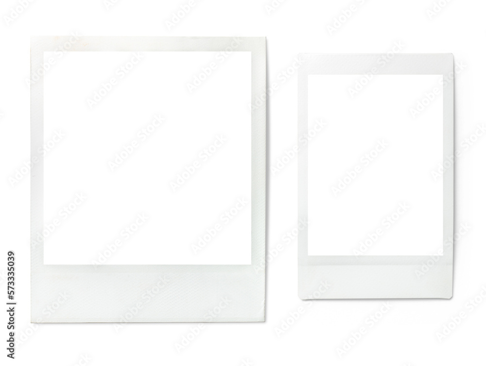 set of two vintage Polaroid / instant photo frames in different formats ...