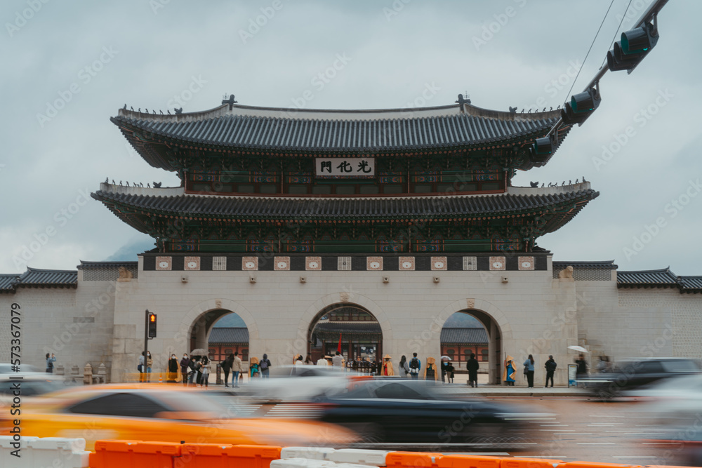 Photo Stock 한국 광화문 전통 건축물 | Adobe Stock