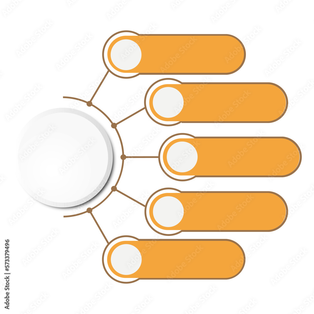 infographic, mind map, business presentation or 5 step diagram for ... infographic, mind map, business presentation or 5 step diagram for ...