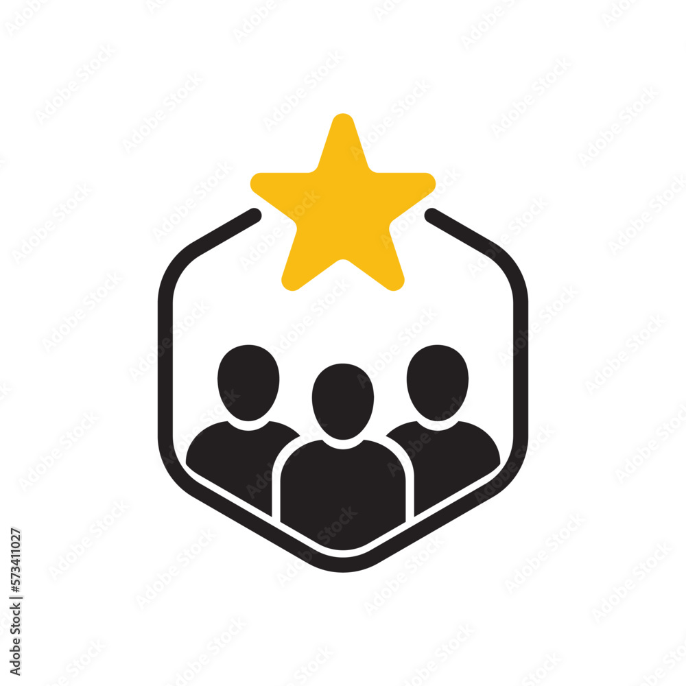 Vector de Stock client loyalty or customer satisfaction icon. concept ...