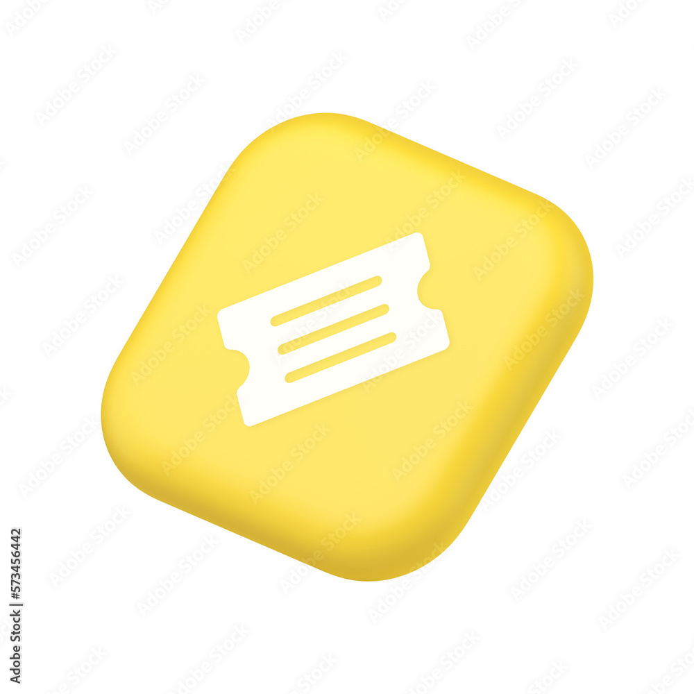 Ticket pass coupon raffle lottery cinema show entrance permission ...