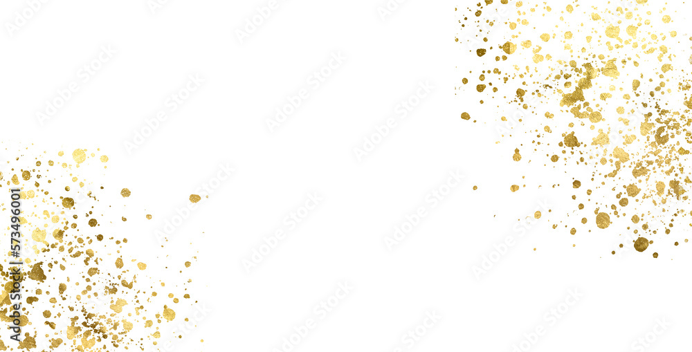 Gold sparkle ,splatter border,Gold Foil Frame Gold brush stroke Gold ...