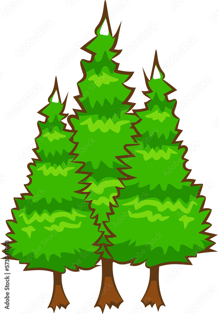 Ilustración de Stock Tree png graphic clipart design | Adobe Stock