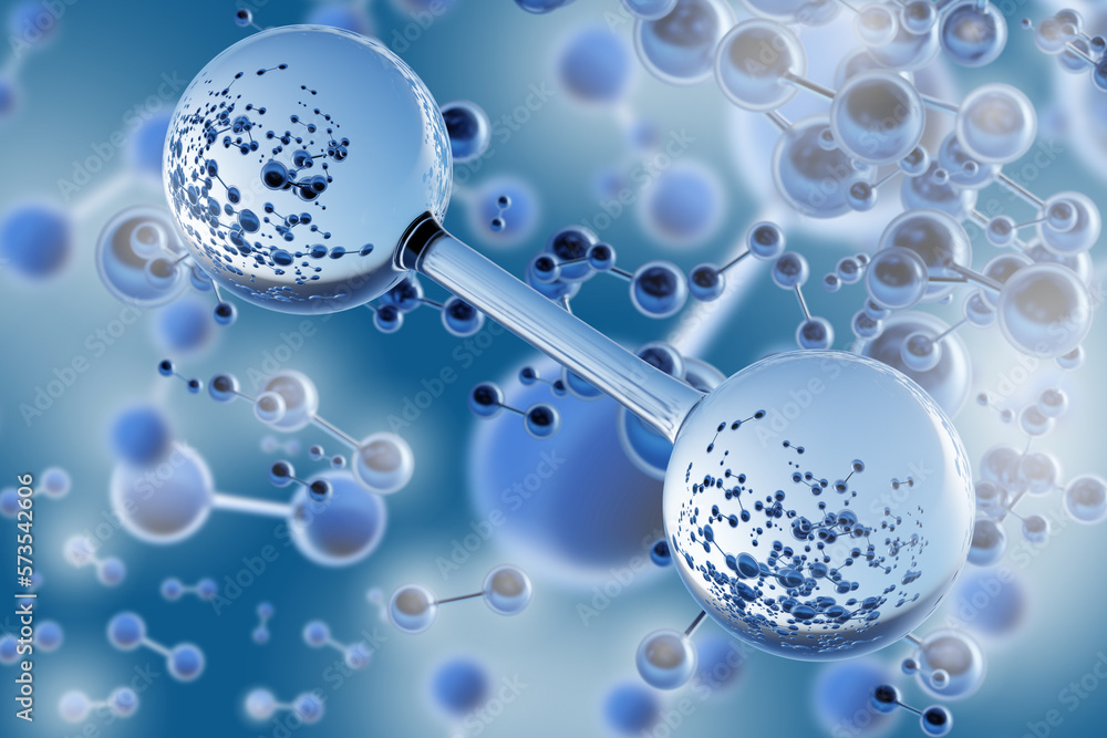 Hydrogen technologies. Background H2 structure. Wallpaper with hydrogen ...