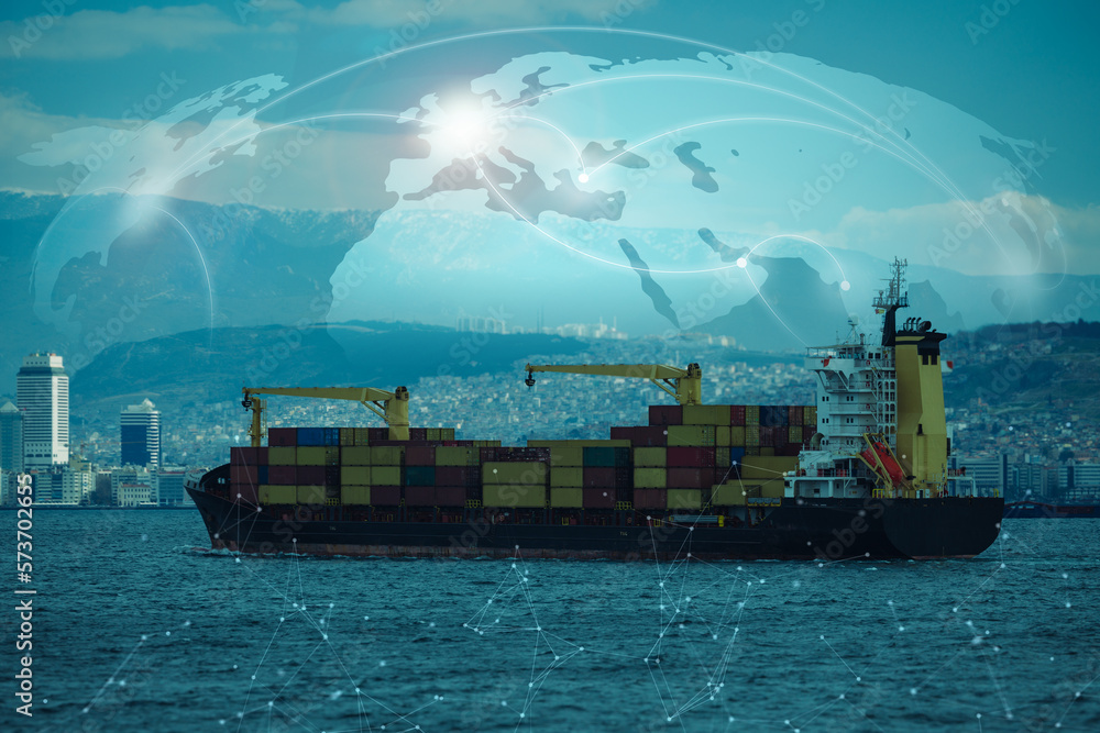Transportation logistic network distribution of online goods orders ...