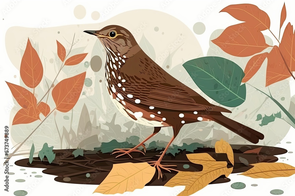 Bird of prey The Japanese thrush is a rare winter visitor to Thailand ...