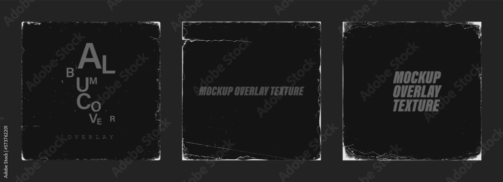 Realistic paper texture for album cover, overlay texture with worn ...