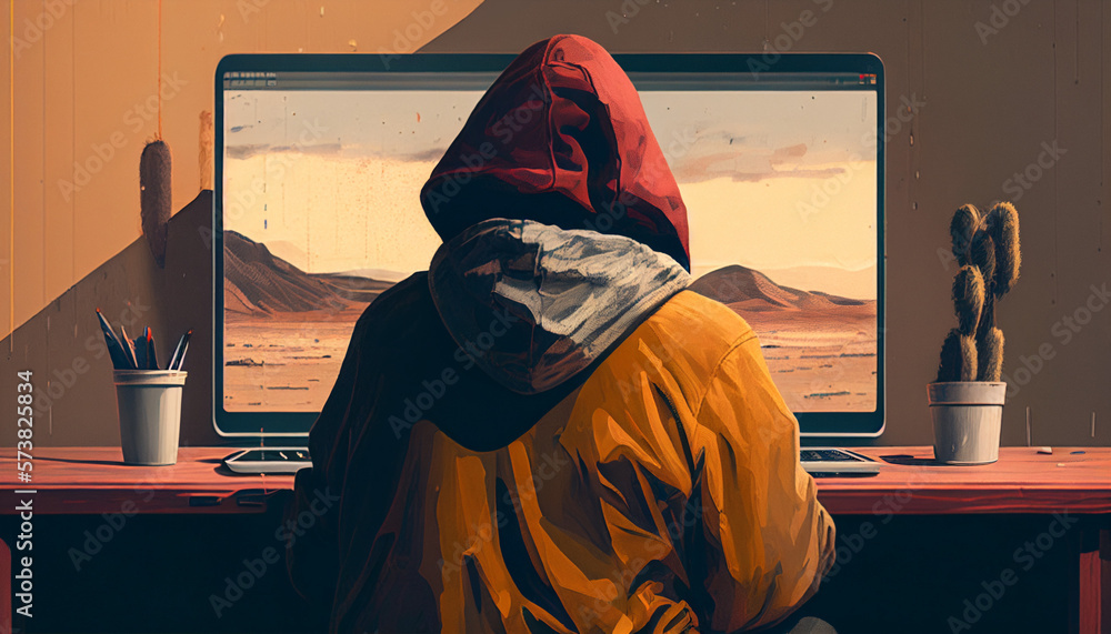 homework, programmer, relaxed, gaming, hacker, monitor, browsing, cyber ...