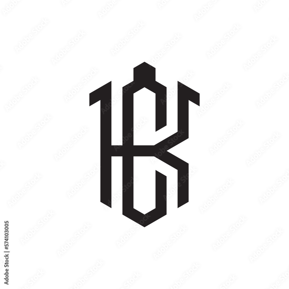 initial letter KC logo vector Stock Vector | Adobe Stock