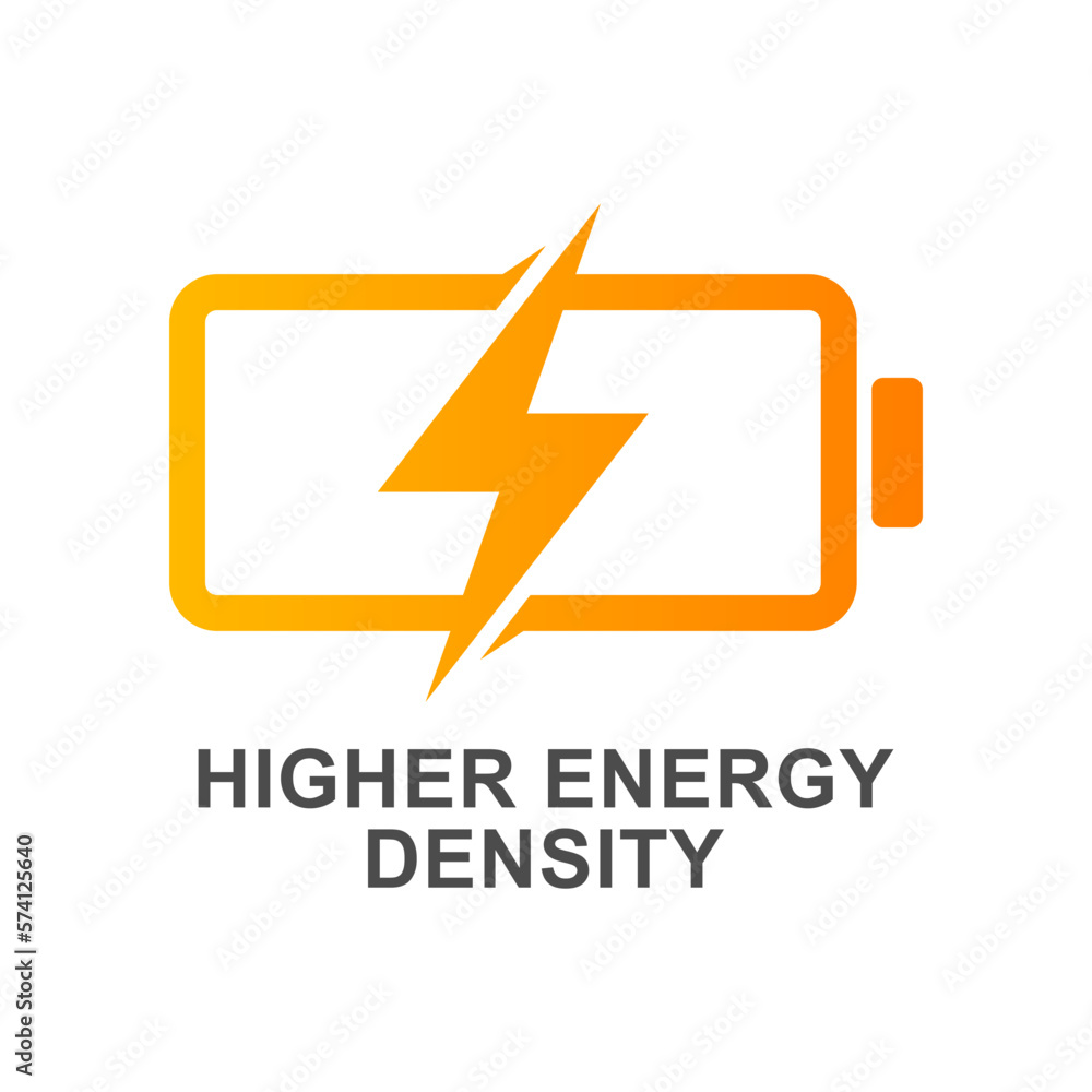Higher energy density template logo vector. Suitable for technology ...