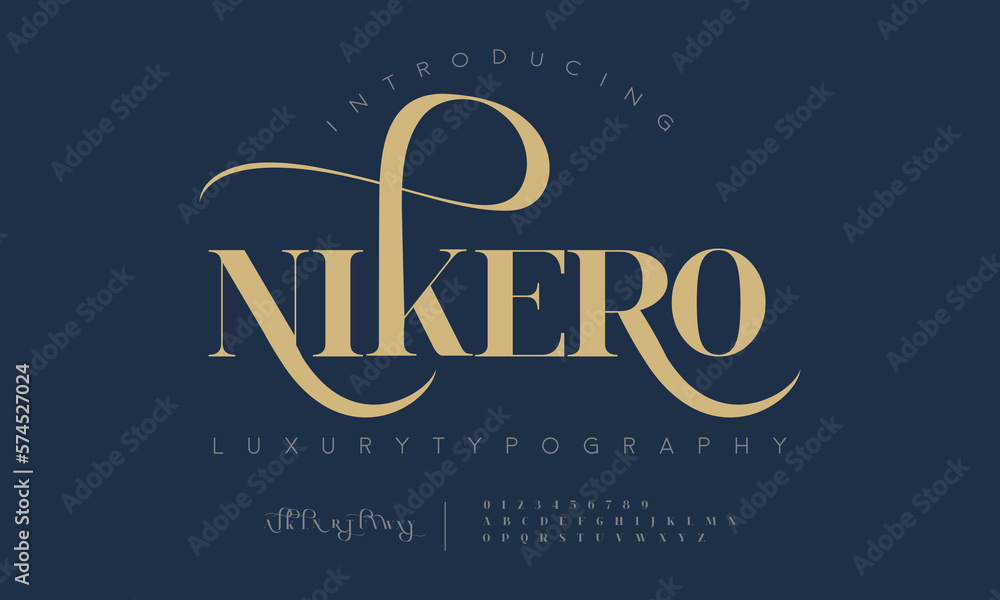 Abstract Fashion font alphabet. Minimal modern urban fonts for logo ...
