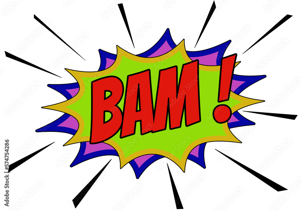 Comic book punch words Stock Illustration | Adobe Stock