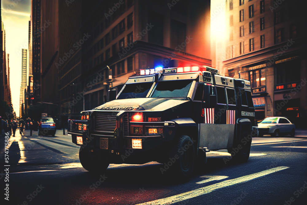 FBI Van, Armored Truck NY Trooper, undercover police car NYPD, New York ...
