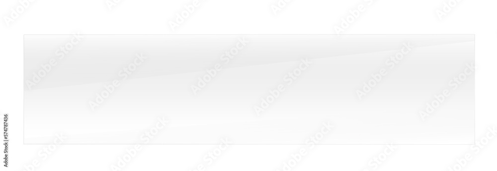 Rectangle glass surface, transparent realistic plate made of glass ...