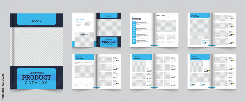 Product Catalogue and modern a4 product catalog design template ...