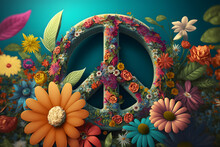 Retro Hippie Peace Sign Art Free Stock Photo - Public Domain Pictures