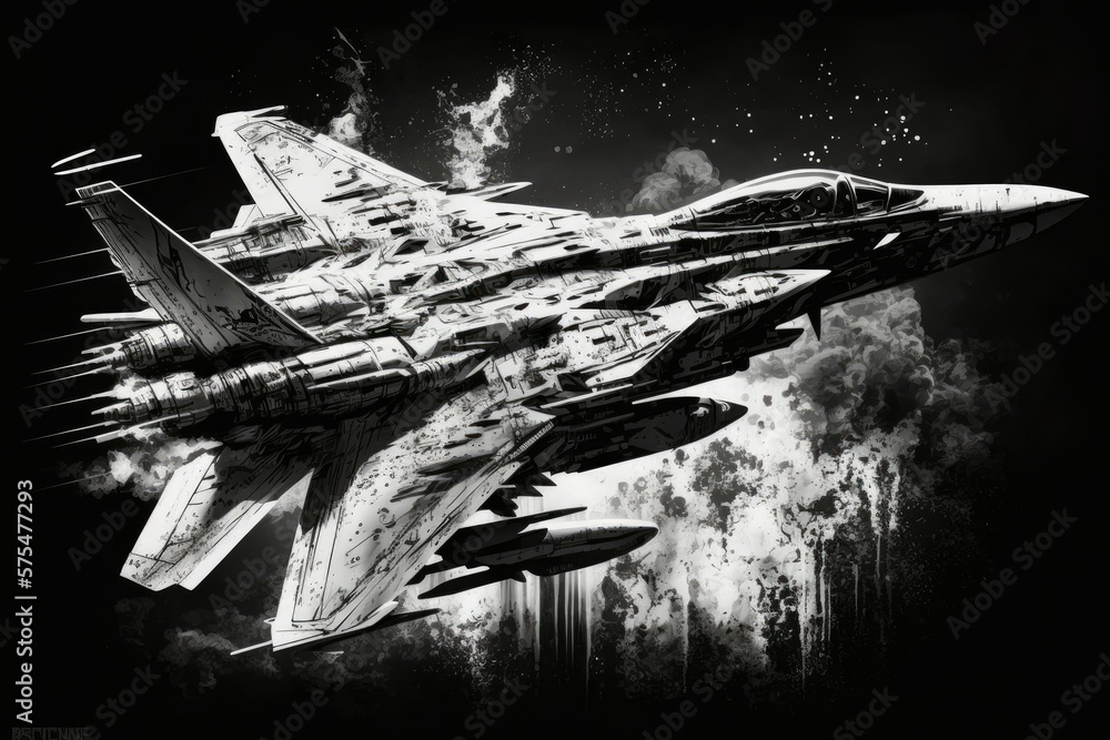 Just after taking off from the USS AMERICA, an F 14 Tomcat fighter ...