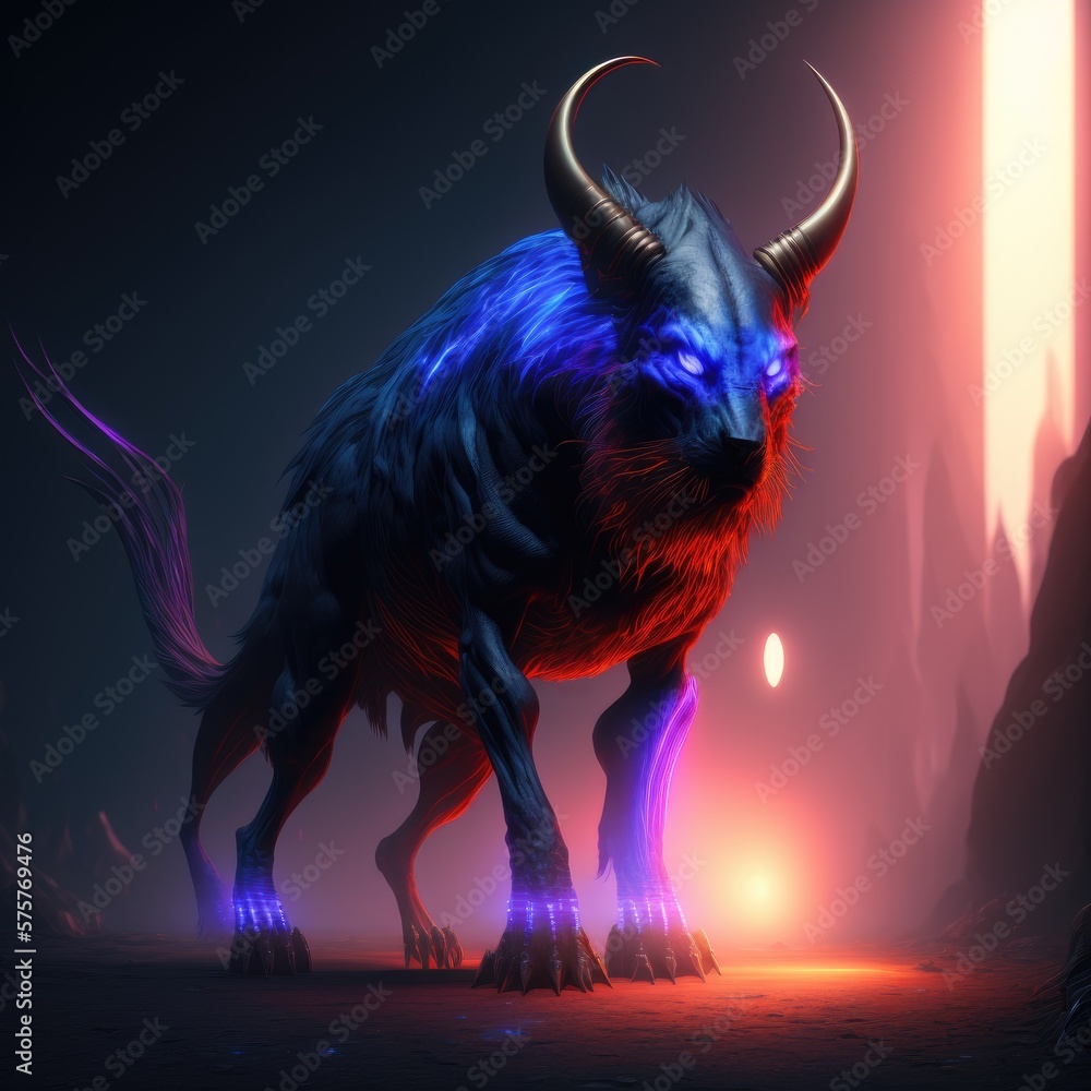 Creature - Animal - Magical - Powerful - Fantasy - Stylized - Game ...