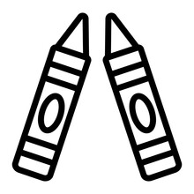 Crayons Outline