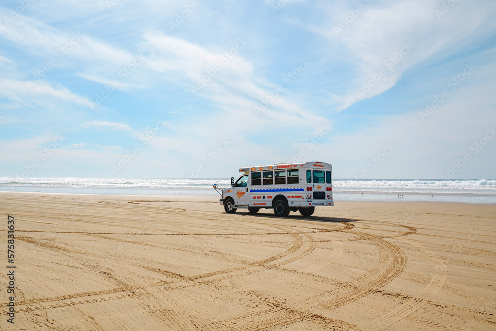 Dune buggy off road tour bus. Oceano Dunes State Vehicular Recreation ...