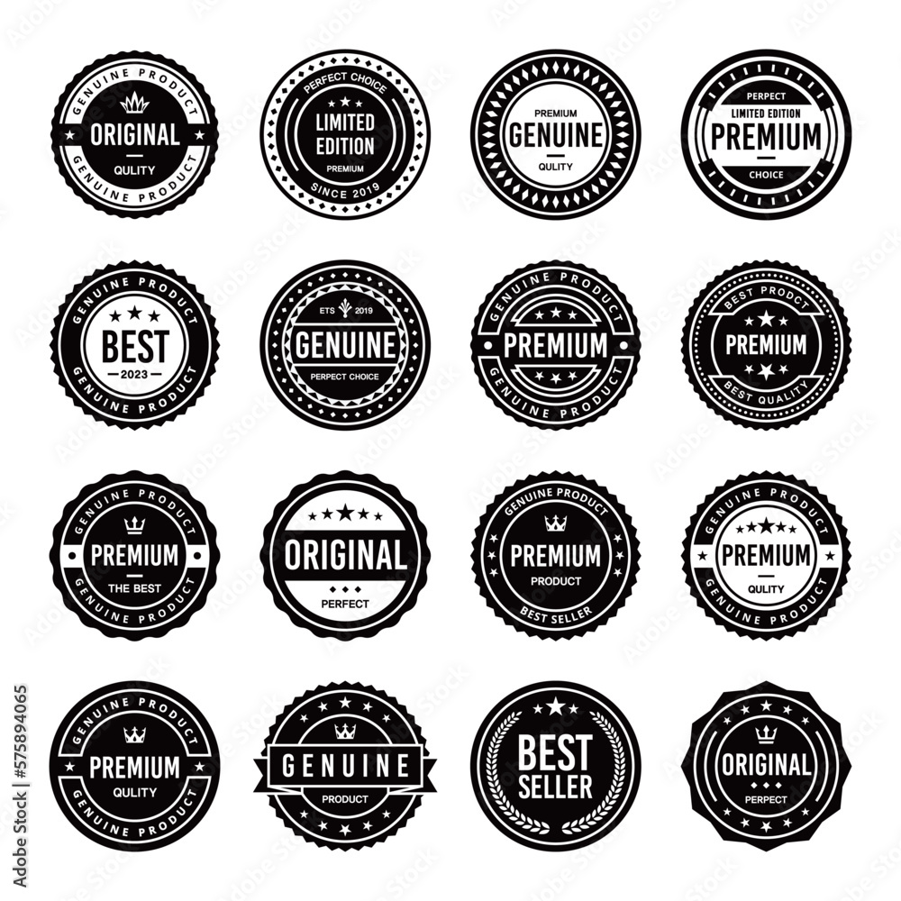 Classic Vintage Retro Premium Vector Badge, Emblem, Logo, Label ...