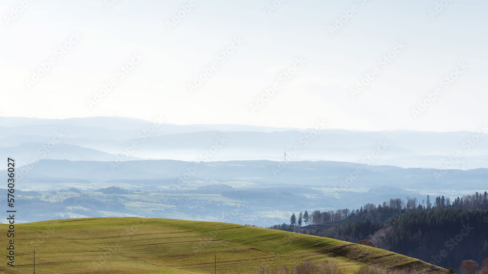 Gersbach (Schopfheim) in the southern Black Forest with a view of the ...