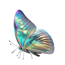 Iridescent, Colorful Butterfly Free Stock Photo - Public Domain Pictures