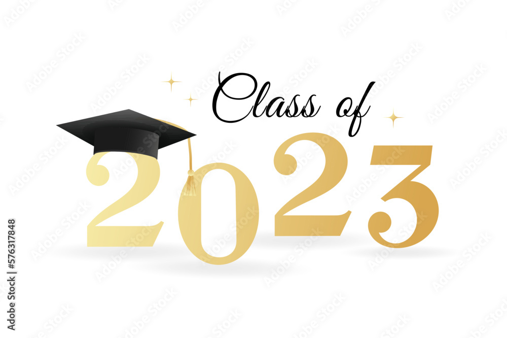 Class of 2023. Congratulations graduates graduation concept for banner ...
