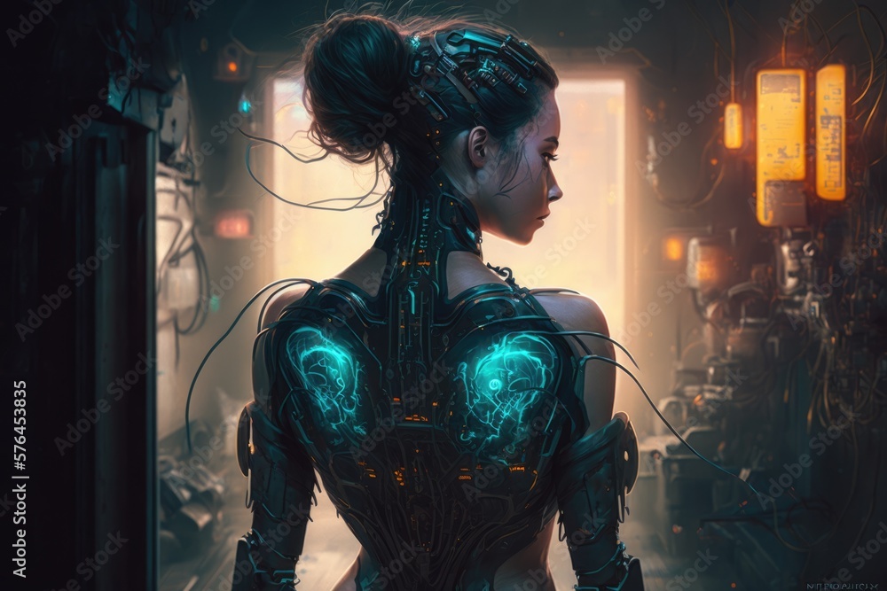 replacing natural body parts with cybernetic enhancements to improve ...