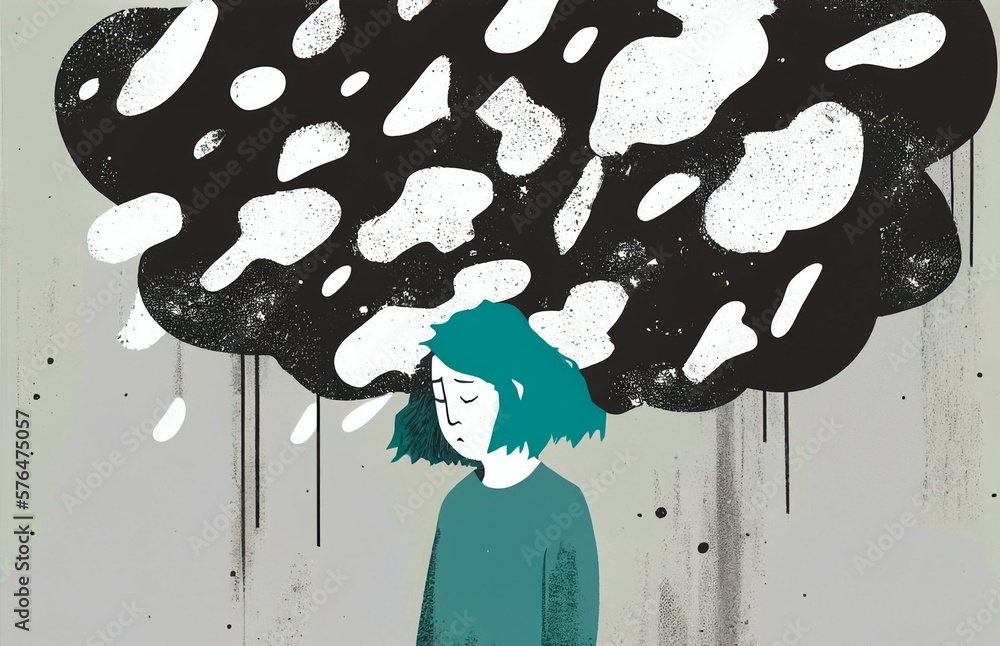 Depression and feeling alone, blue left out, loneliness, major ...