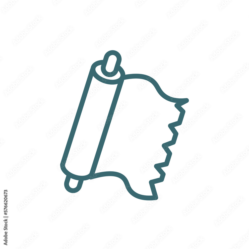 foil icon. Thin line foil icon from sport and game collection. Outline ...