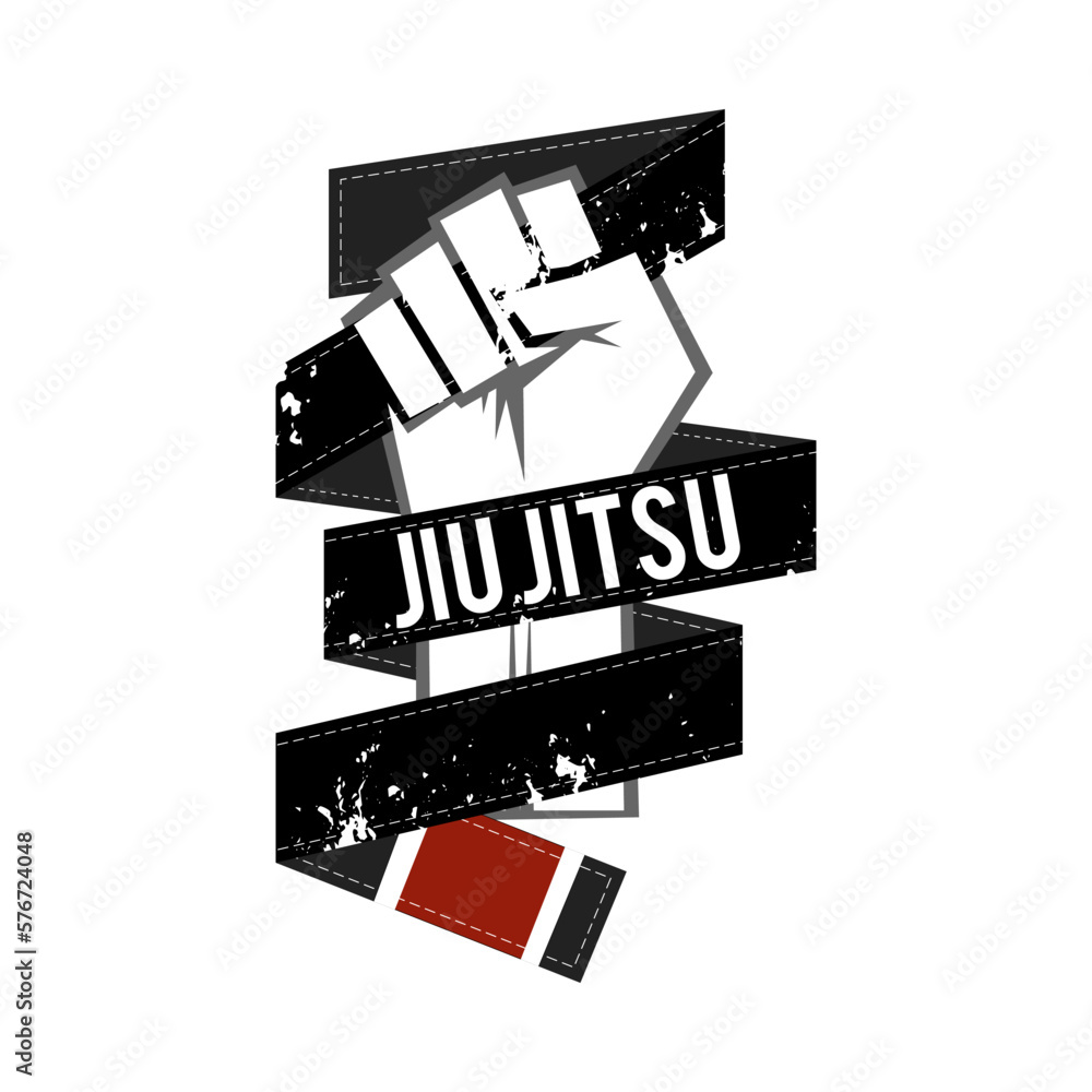 Vetor do Stock jiu jitsu faixa preta | Adobe Stock