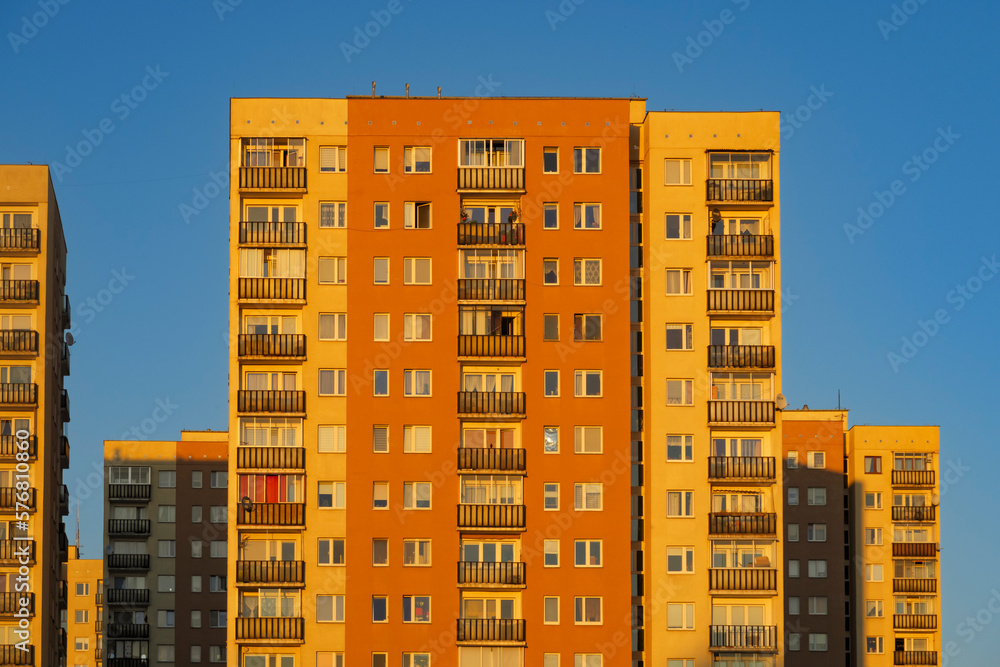 Bloki mieszkalne z lat 70-ych. Stock Photo | Adobe Stock