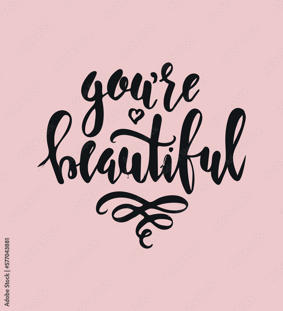 Handwritten Quotes vector design. Handwritten short beautiful words ...