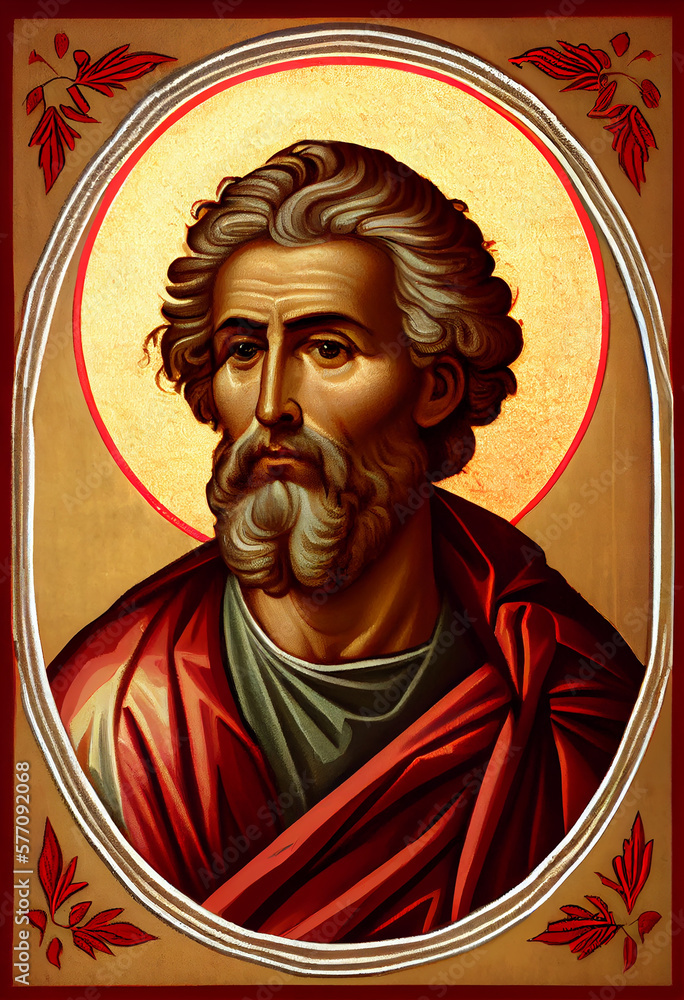 Saint James Apostle of Christ Colored Illustration. Generative Ai ...
