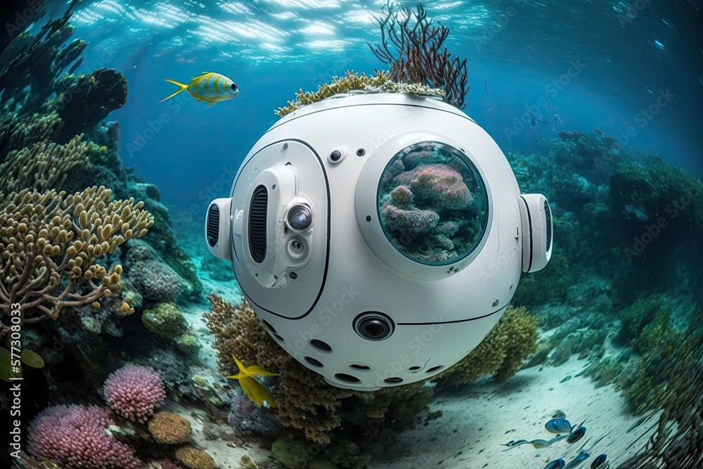 Robots Save Dying Coral Reefs. Robots technology rescue of the Great ...