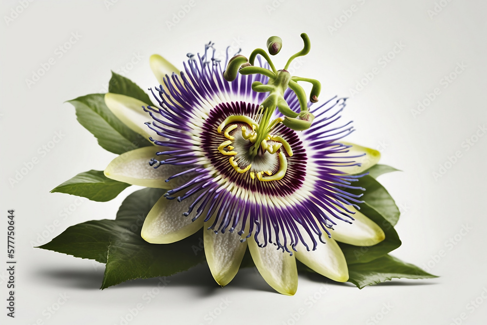 Explore the Subtle Intricacies of Passion Flowers with Isolated Images ...
