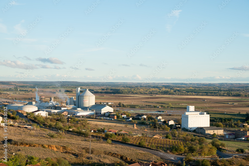 Facilities of Sugar Factory of Azucarera Española, a food spanish ...