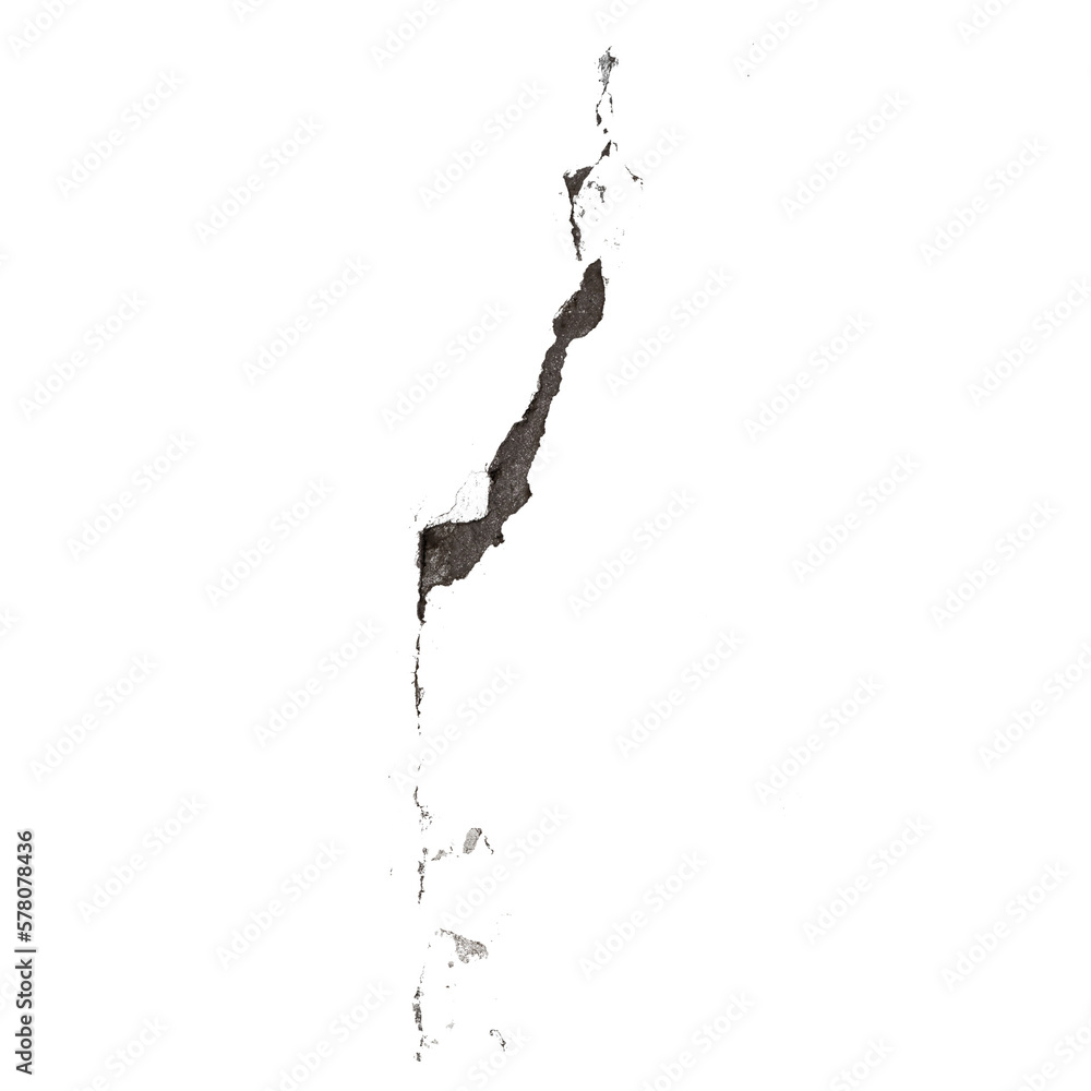 Foto de Stock rajadura, pared quebrada, pared rajada para usar en piso ...