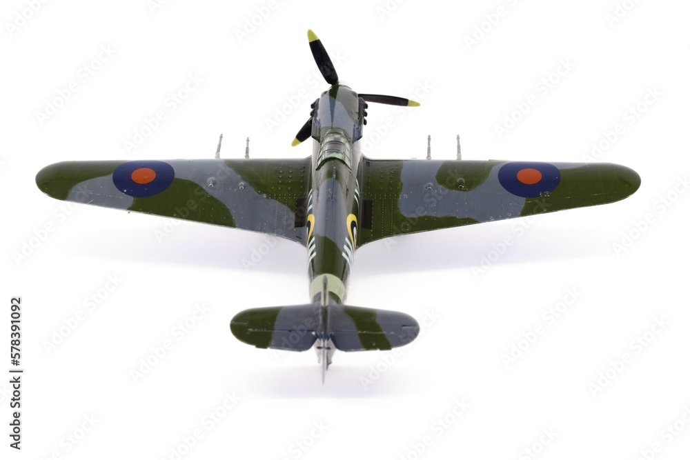 Hurricane Mk IIc. Painting: Z3899/JX-W, 1 Squadron RAF, Tangmere ...