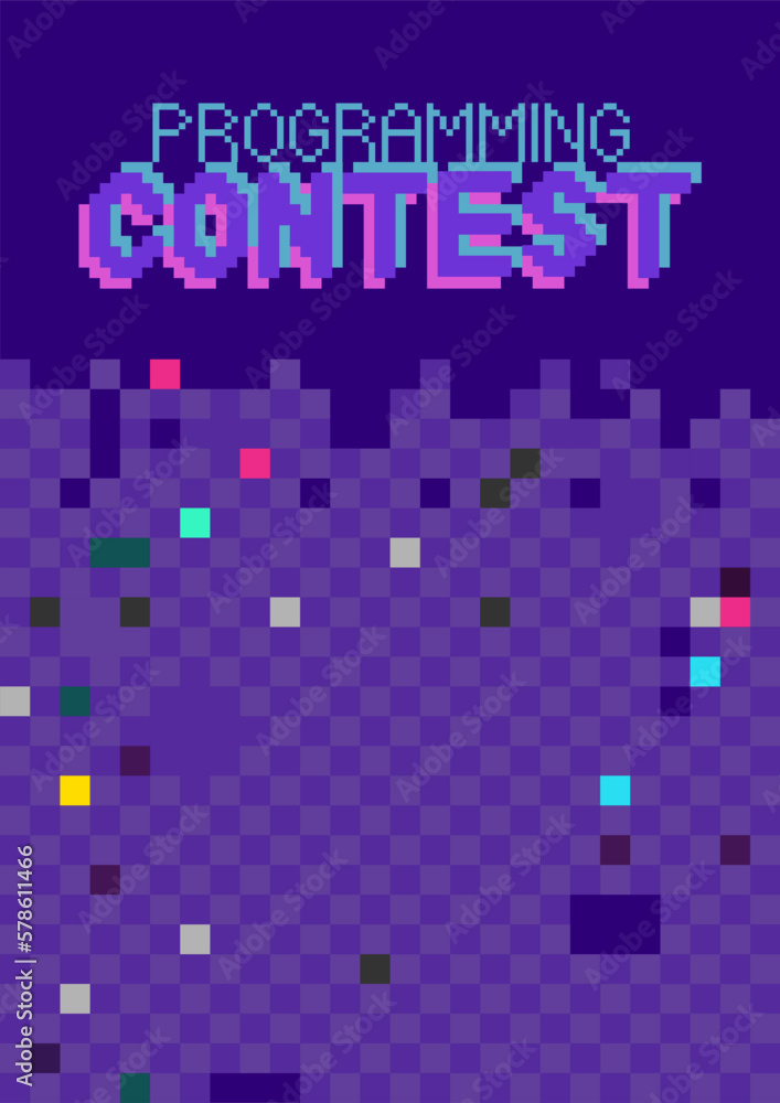 Programming contest. Phrase written in a to fonts, including bold ...