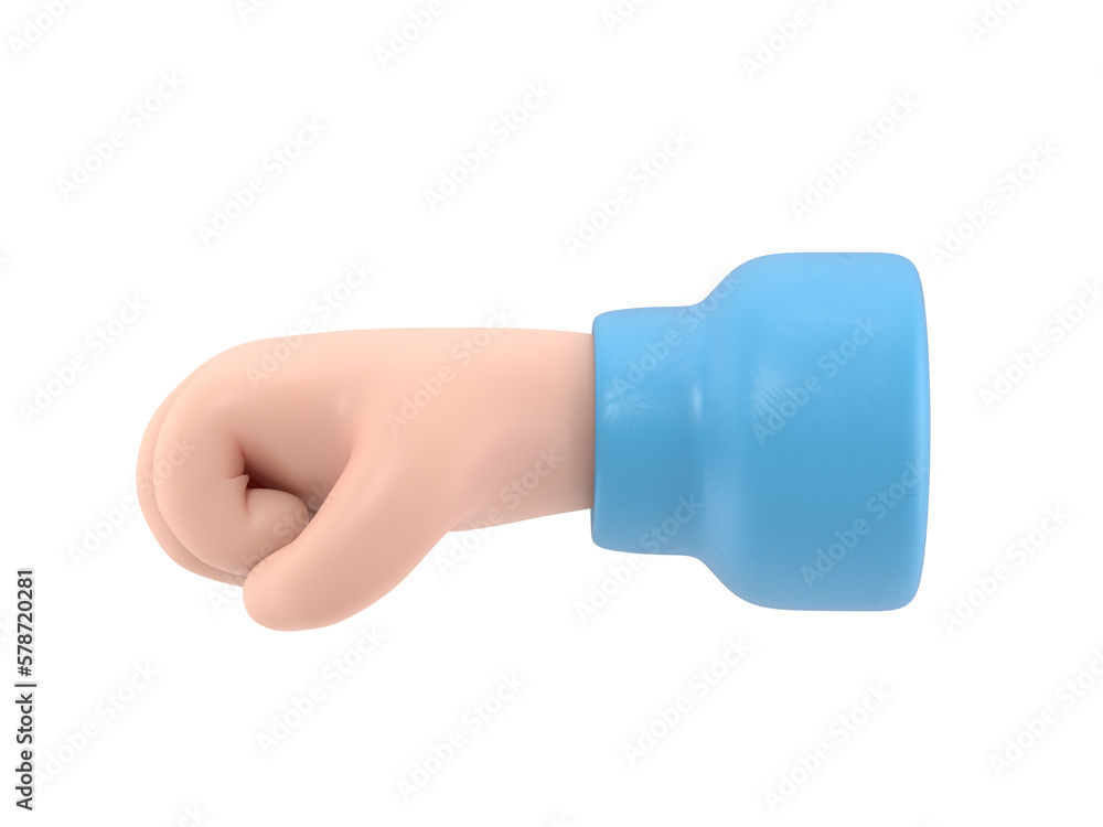 Transparent Backgrounds Mock-up.Strength icon. Cartoon character hand ...