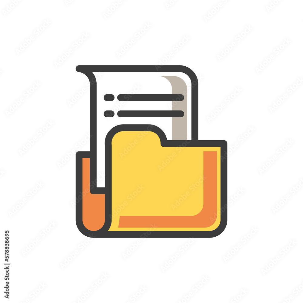File folder icon png image with transparent background Stock ...