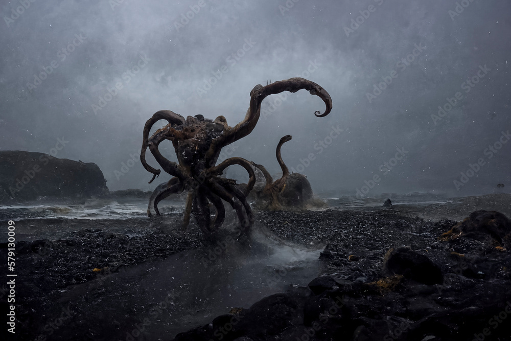 Behold the Mighty Cthulhu: A Breathtaking Stock Photo of a Giant ...