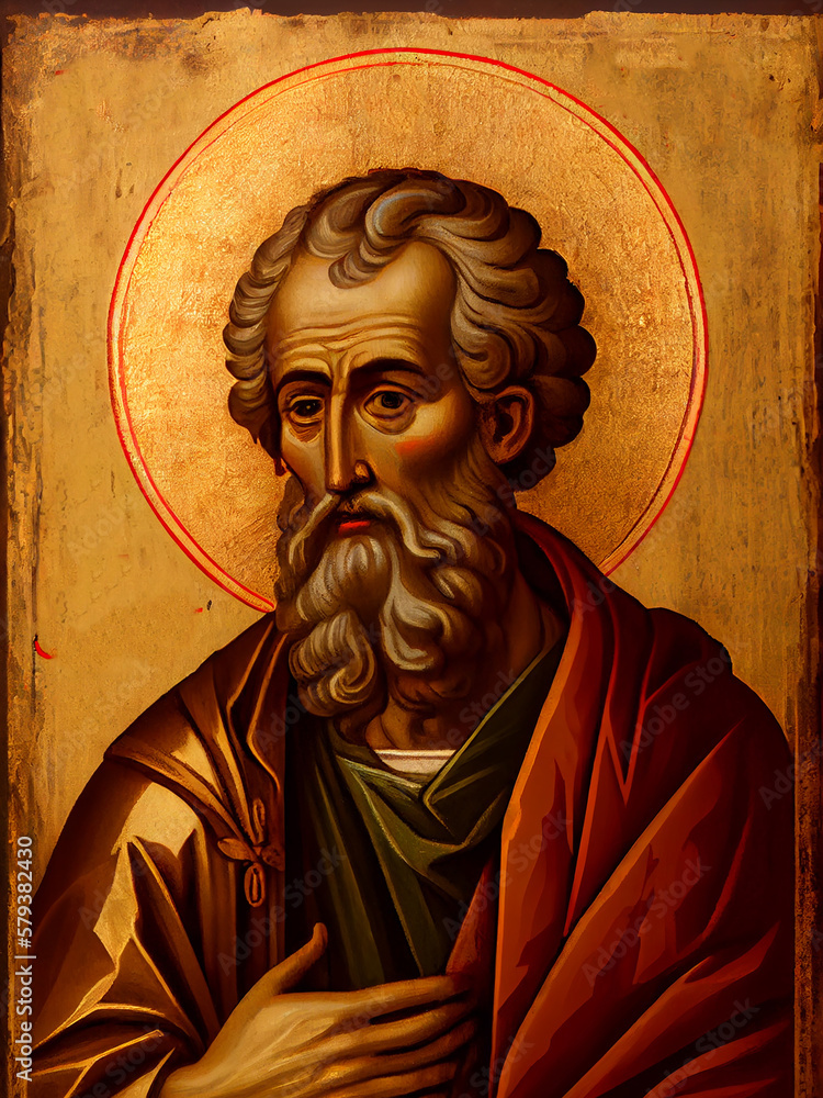 Saint James Apostle of Christ Colored Illustration. Generative Ai ...