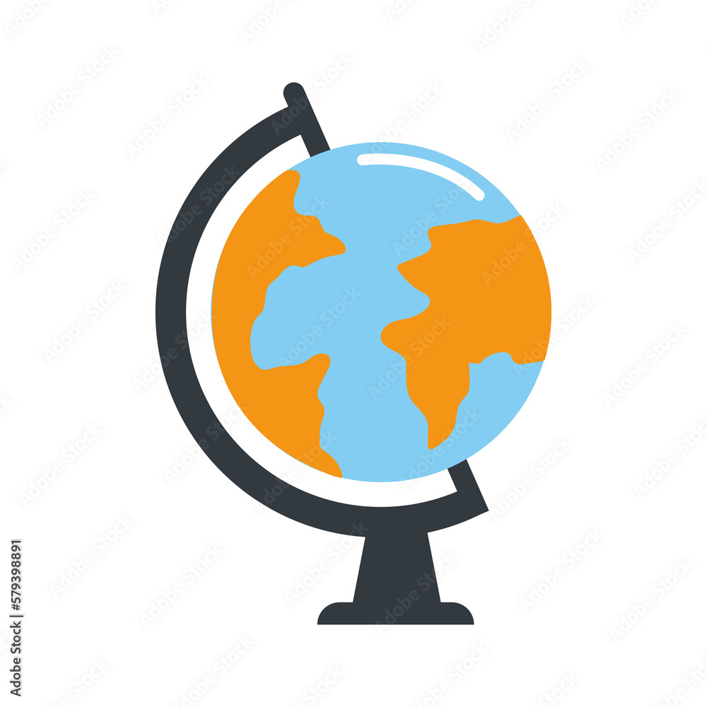 Globe icon png image with transparent background Stock Illustration ...