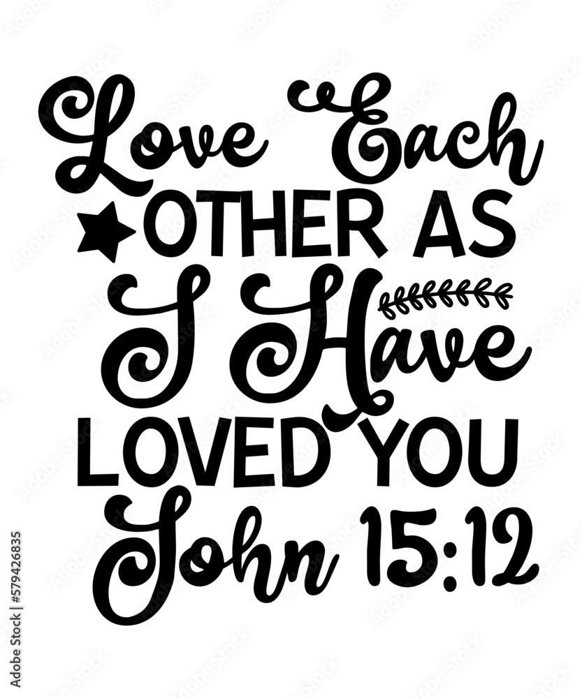 Bible Quote SVG Bundle, Scripture SVG Bundle, Bible Verse SVG, Faith ...