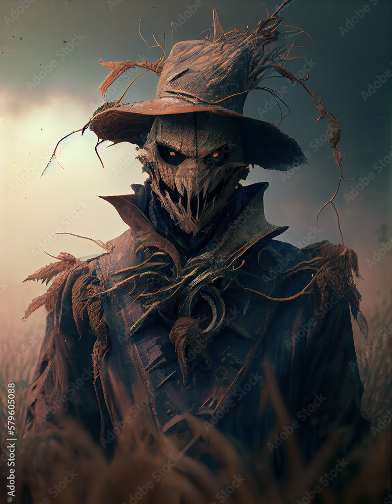 Nightmare fuel: The scariest Scarecrow saw Created Using Generative Ai ...