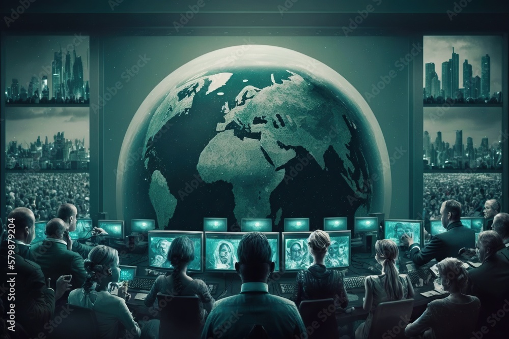 World government that uses advanced technology to monitor and control ...